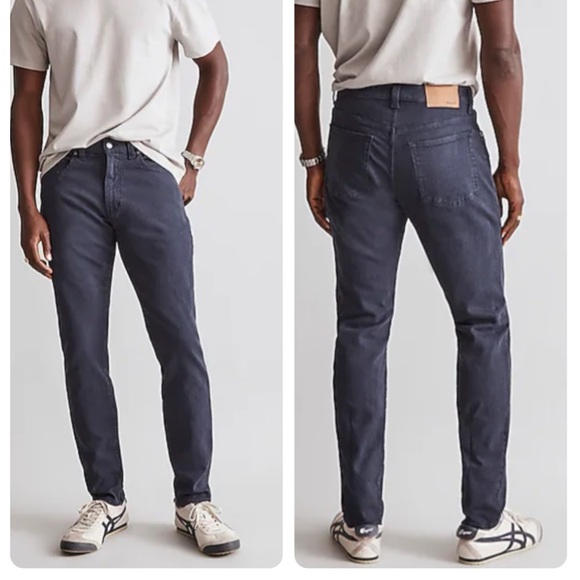 Madewell | Jeans | Madewell Mens Garment Dyed Athletic Slim Jeans Ink ...